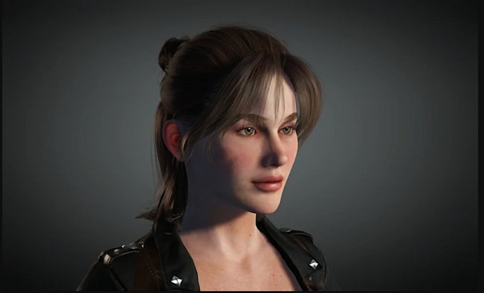 Make realistic character design 3d metahuman 3d humanoid model and body ...