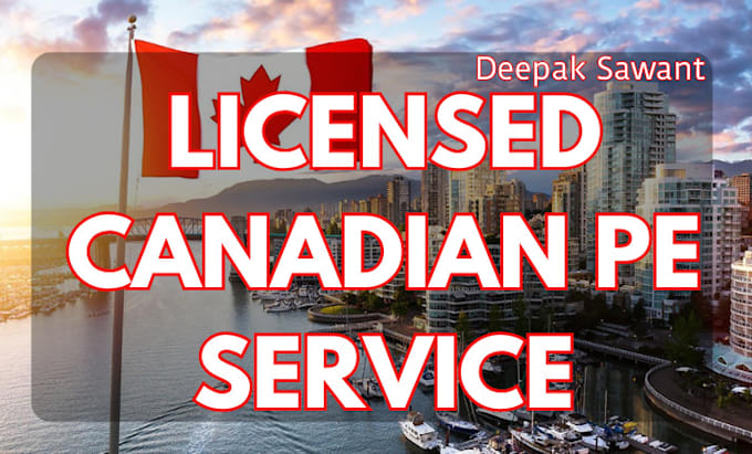 Do pe stamp structural engineering building drawing for canadian ...