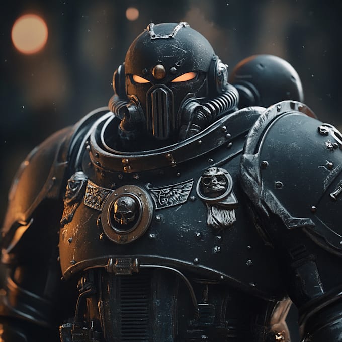 Create a warhammer 40k character illustration by Patcwiton | Fiverr