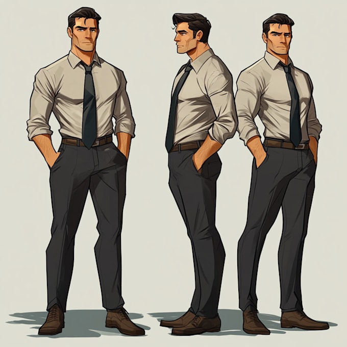 Create comic characters design by Plaanibia | Fiverr