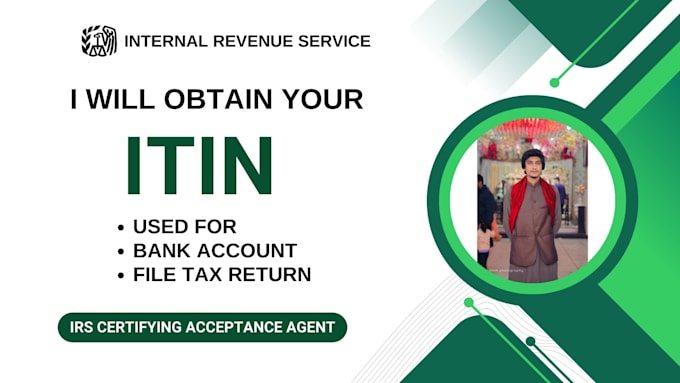 Apply itin individual taxpayer number for non us residents by Mueedbiz | Fiverr