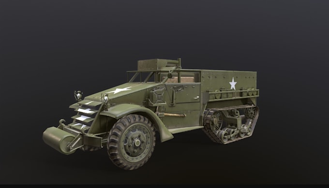 Design 3d military car model,armored tank, artillery, wiwi military car ...