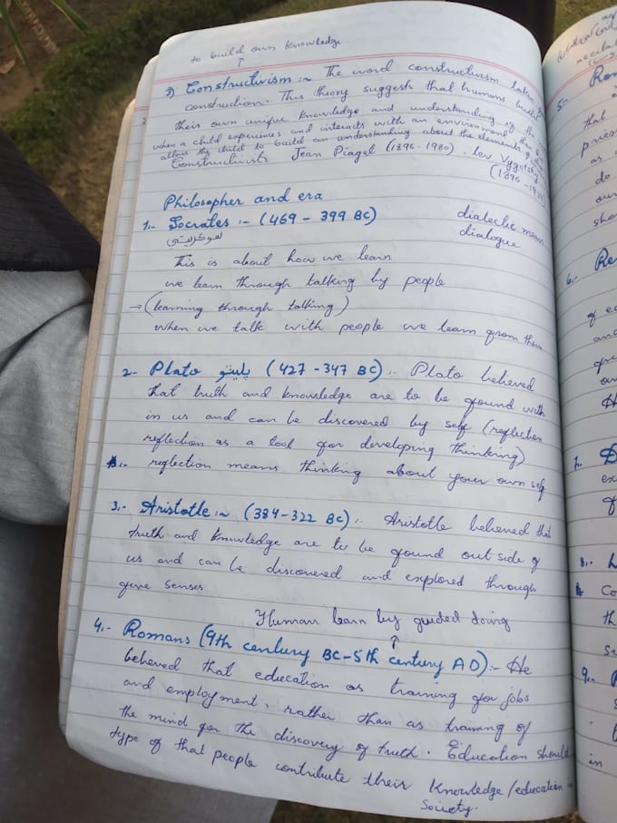 Neatly handwritten notes with cursive and simple writing by Nazaqsa ...