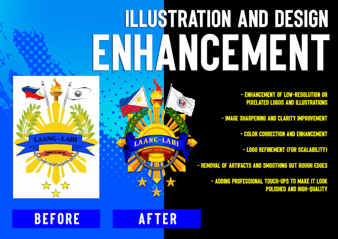 Enhance your logo and designs by Ricogalura0310 | Fiverr