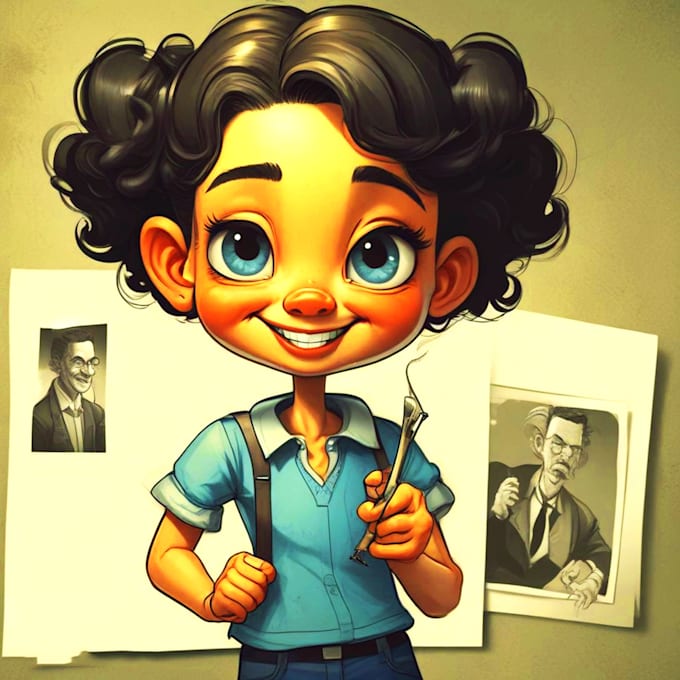 Design a unique style cartoon character for you by Mosqibaat | Fiverr