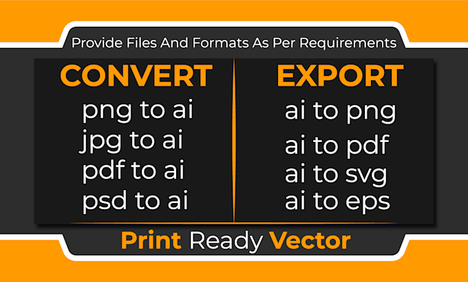 Convert export ai to svg, pdf to ai, png to ai print vector tracing by ...