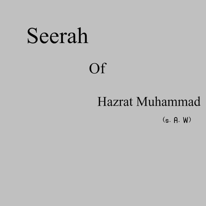 Teach the seerah of the holy prophet and islamic history by ...