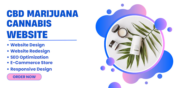 Design cbd cannabis, hemp tobacco vape cigar marijuana website by ...