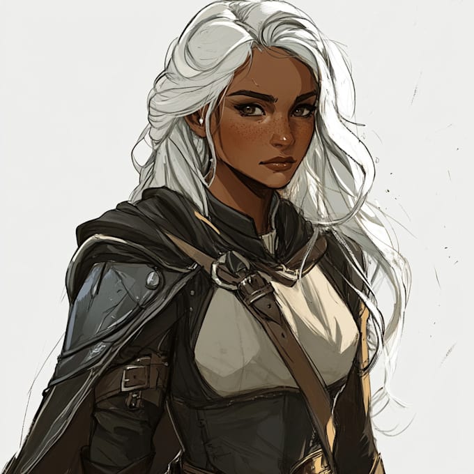 Draw your dnd character art by Rmaomtloo | Fiverr