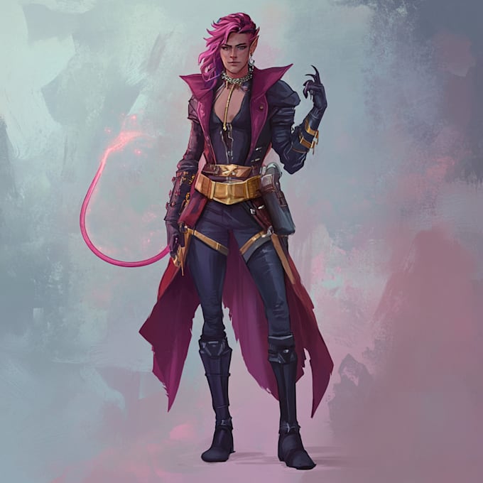 Draw a dnd character art and dnd character design by Zenabouia | Fiverr