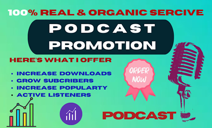 Do organic podcast promotion on all podcast platforms by ...