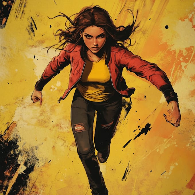 Draw a cover art or comic cover art by Hellevret | Fiverr