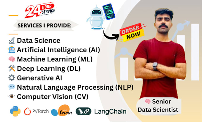 Do data science, machine learning, deep learning, and generative ai projects by Web_dev_fasih ...