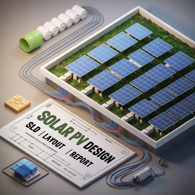 Design solar pv system with helioscope, pvsyst, and autocad by ...