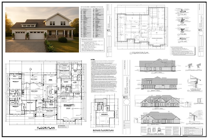 Architect, draftsman of city permit drawings, floor plans, blueprints ...