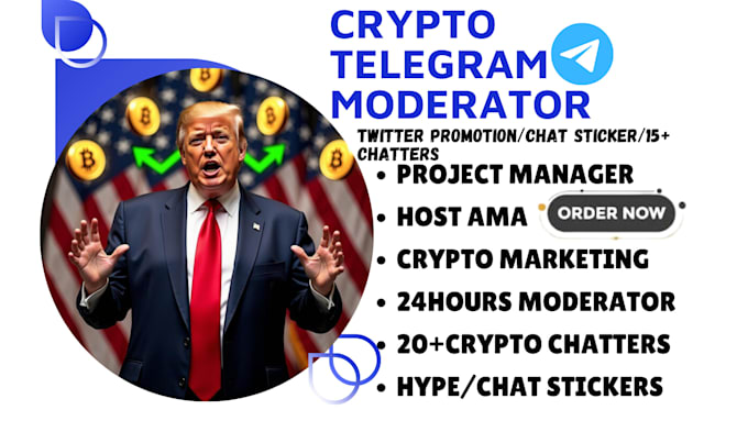 Telegram community manager discord moderator bring 19 active chatters bot setup by Joephoexin ...