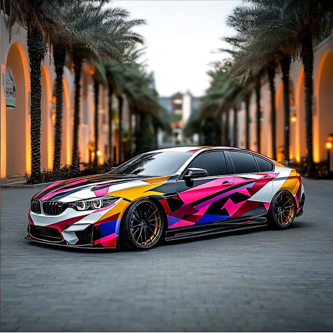 Make creative car wrap design, vehicle wrap design, by Memadger | Fiverr