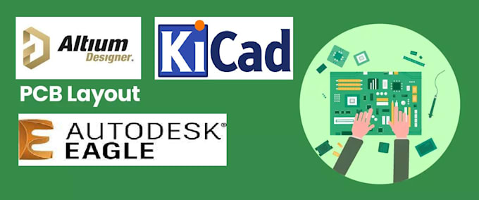 Design pcb in altium, eagle, diptrace, and kicad by Siddharthag31 | Fiverr