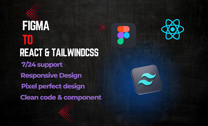 Do figma to tailwindcss and react by Abdulhasib2030 | Fiverr