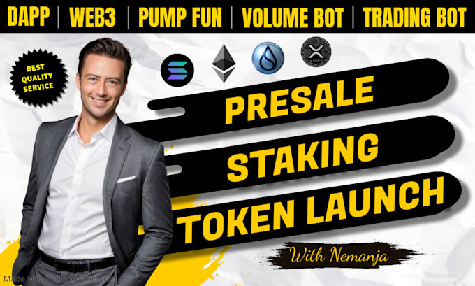 Create solana smart contact presale website pump fun telegram service by Necagolub11 | Fiverr