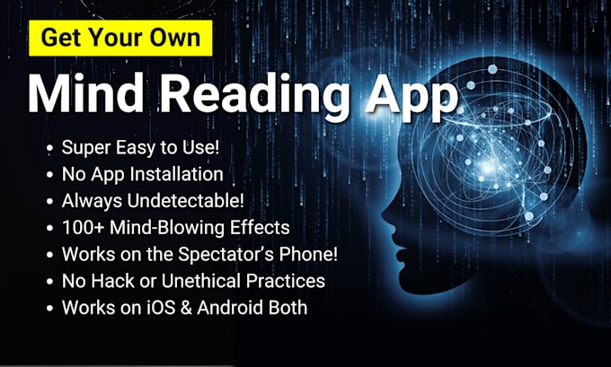 Develop custom mind reading app by Techyvijay | Fiverr