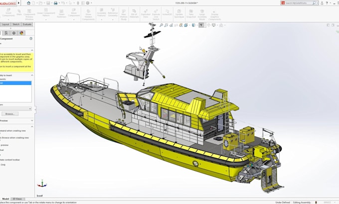Custom 3d ship model ship animation boat design 3d yacht model ship ...