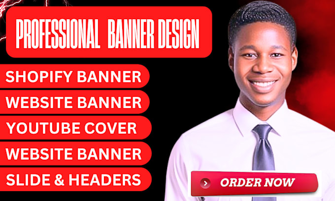 Design website header, web slider, hero image, etsy shop, shopify store ...