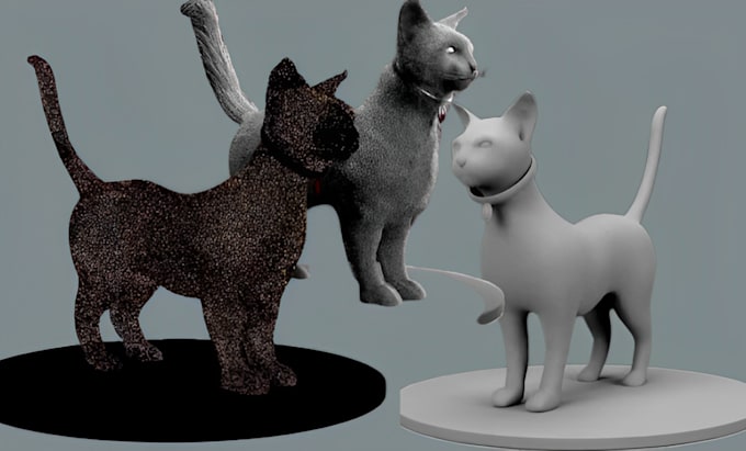 Do 3d animal model, 3d animal animation with fur, xgen hair, texture ...