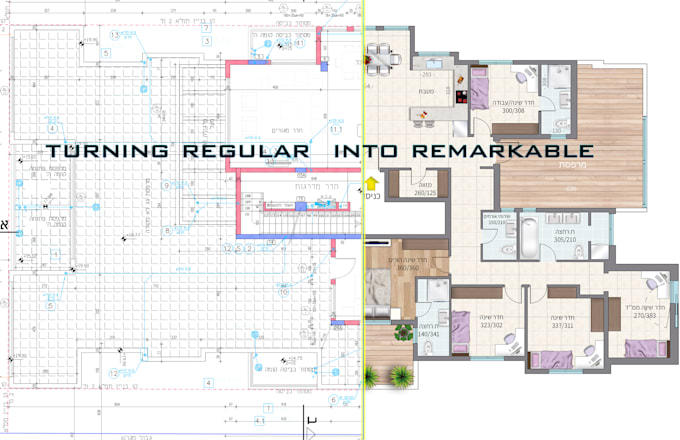 Develop color floor plan and 3d visualization in 48h by Pavlo_sunrise ...