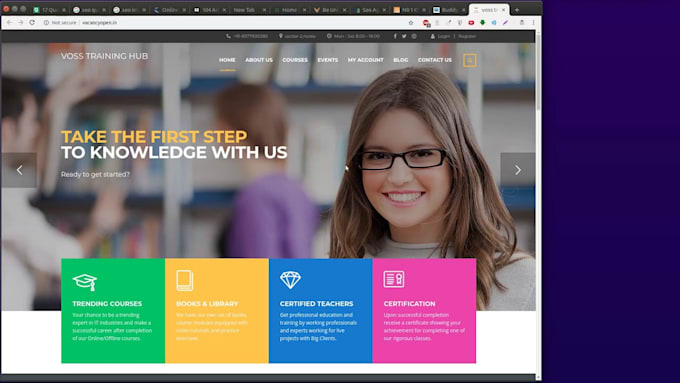 School website education website lms website elearning website school ...