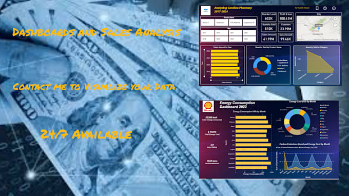 Create professional power bi dashboard and data visualization by ...