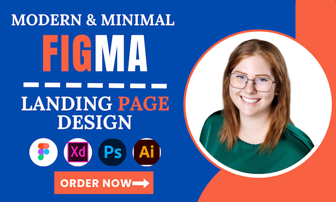 Do figma landing page design, figma website design, website ui ux ...