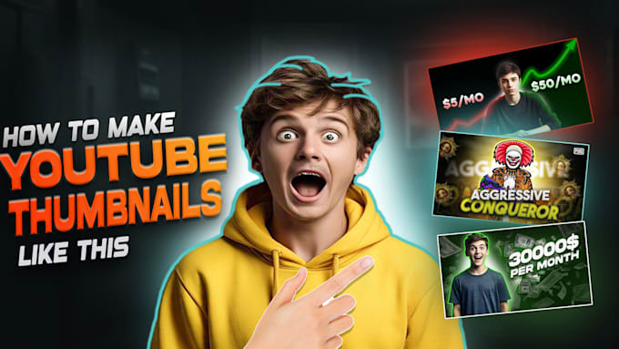 Design stunning thumbnails and graphics for streamers by Shehryaramjad ...