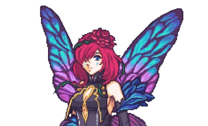 Draw and rig pixel vtuber model, chibi pixel vtuber, riging, pixel art ...