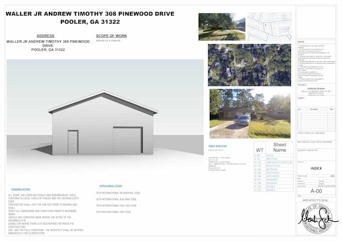 Stamp your building plans according to city codes by Architectrobin ...