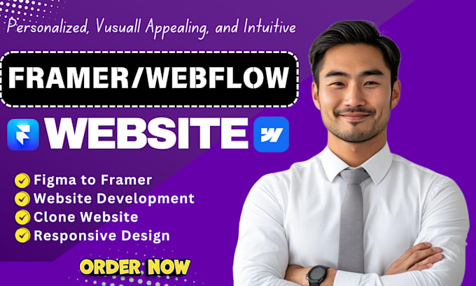Build framer website, figma to framer, framer landing page, clone or fix framer by Gregory_ohan ...