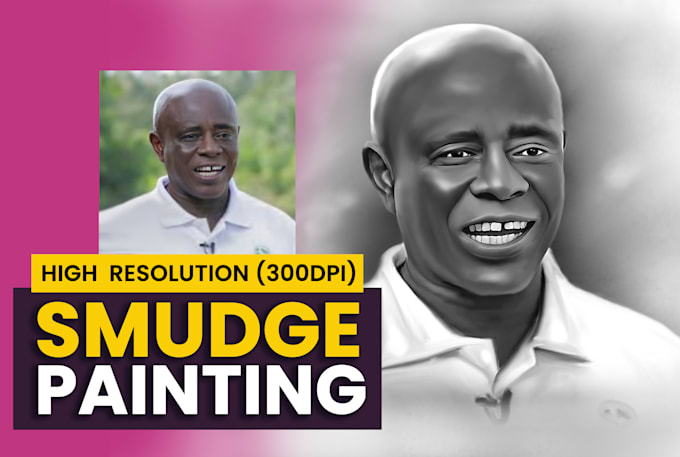 Professionally smudge paint your photo by Duke1_gh | Fiverr