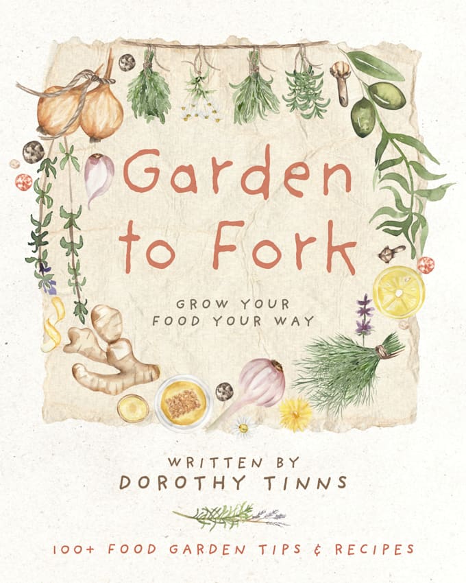 Design and illustrate your cookbook cover by Honeyedheaven | Fiverr