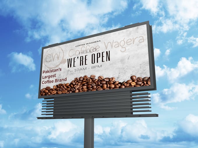 Design yard sign, billboard sign, and event signage by Sayedjawadalam ...
