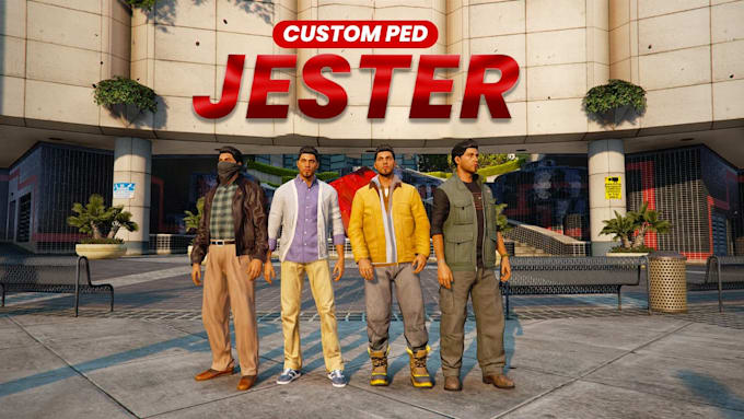Make custom fivem ped, clothes, weapon, cars, custom ped, fivem eup ...