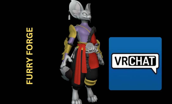 Design a custom furry vrchat avatar or 3d nsfw vtuber model 3d model ...