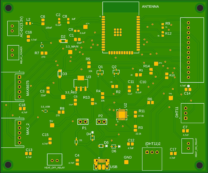 Create the schematic capture, pcb layout, and gerber files by Script ...
