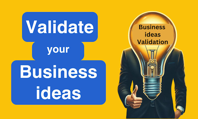 Validate your business ideas for startup by Devbranding | Fiverr