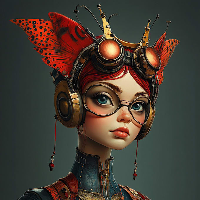 Create original bright cartoon character design by Kraarsarilla | Fiverr