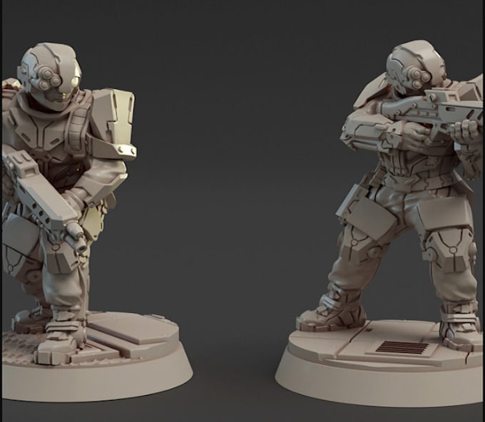 Sculpt3d human printing, hero wargame action figures for tabletop,3d ...