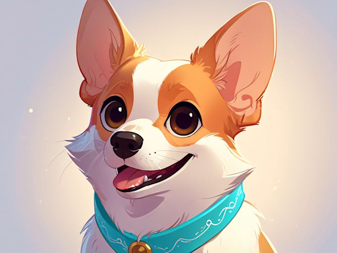 Create a unique disney pet portrait by Delmetoss | Fiverr