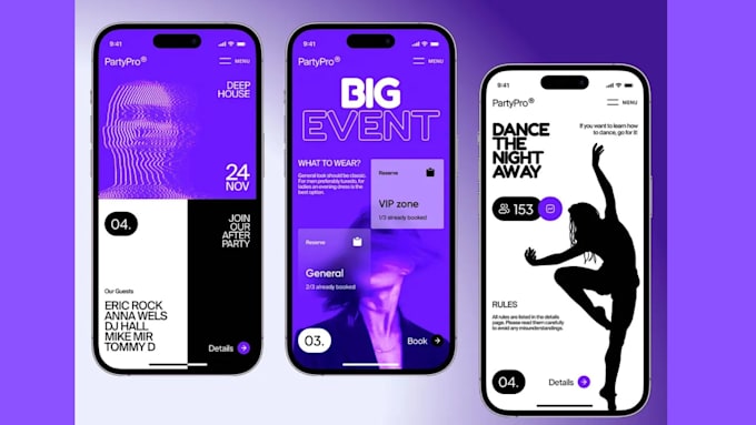 Develop ai nightlife app, night club app, night owls app, night ...