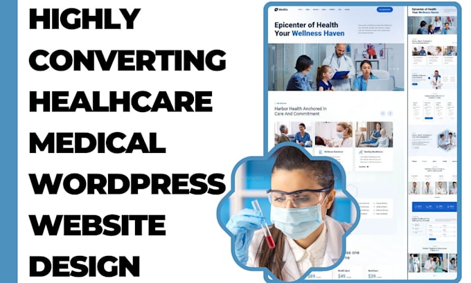 Build, design, redesign medical, healthcare, doctor, hospital word ...
