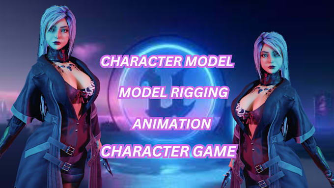 3d character rigging, animation unity for unreal engine game by Teecabir | Fiverr
