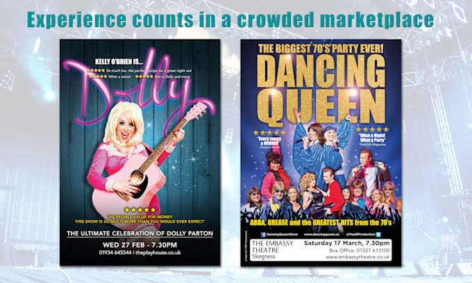 Design your show, dj, gig, theatre poster for you by Kimberlynolan | Fiverr